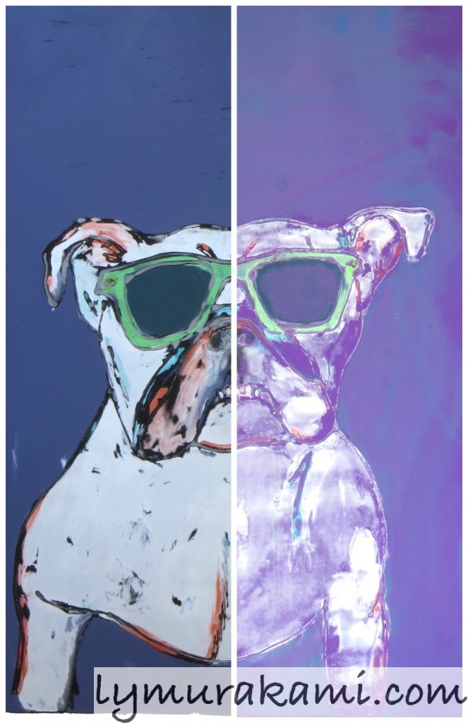 Emma Purple Split-Mini poster - Art by LYM