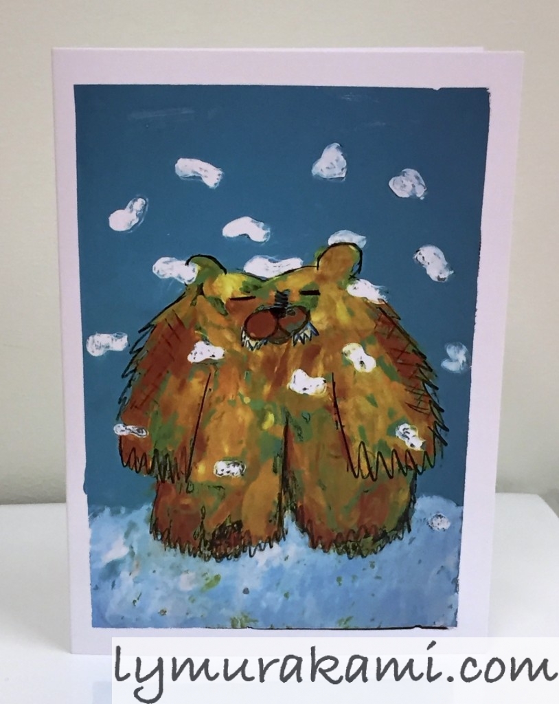 Emma Original Four-Greeting Card - Art by LYM